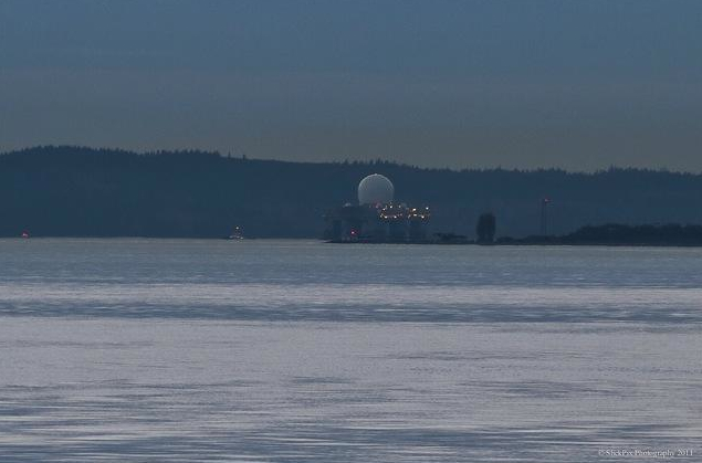 UPDATED: Sea-Based X-band Radar (SBX) vessel spotted | Westside Seattle